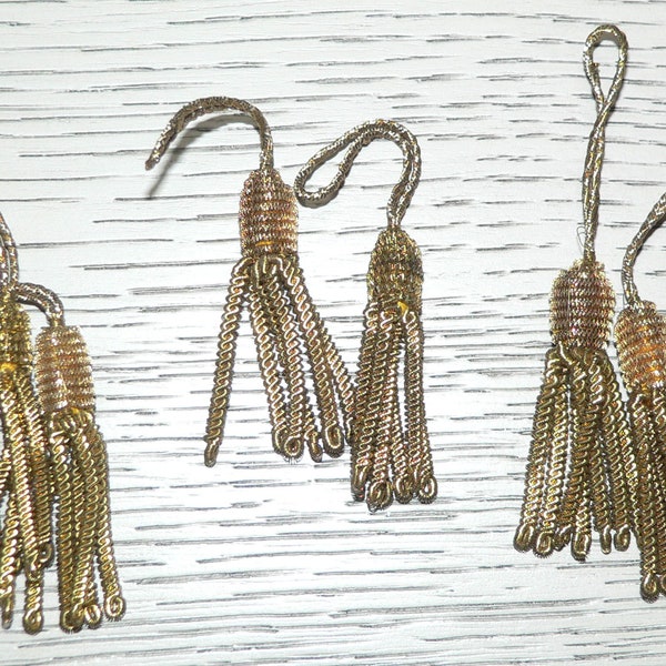 Metallic Tassels - Etsy
