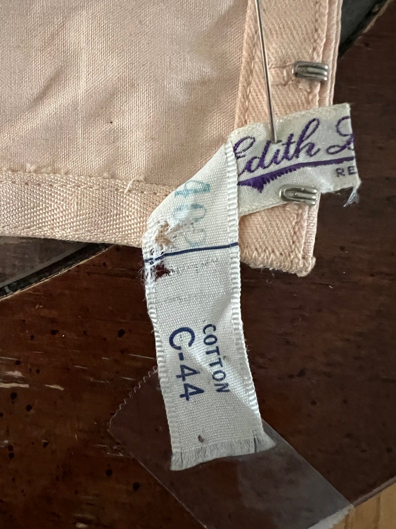 1930’s Peach Cotton Bra, by Edith Lances, Size 44 New Old Stock - Etsy