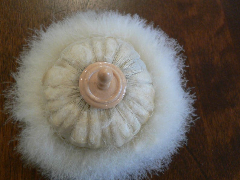 Antique Celluloid Box and Swan Down Powder Puff - Etsy