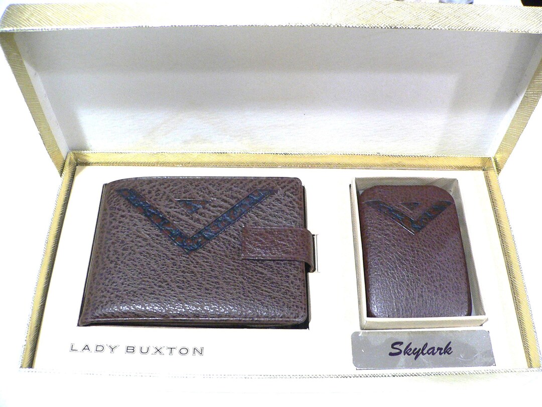 Vintage 1950s 60s Billfold, Lady Buxton Skylark Billfold and Key Case ...