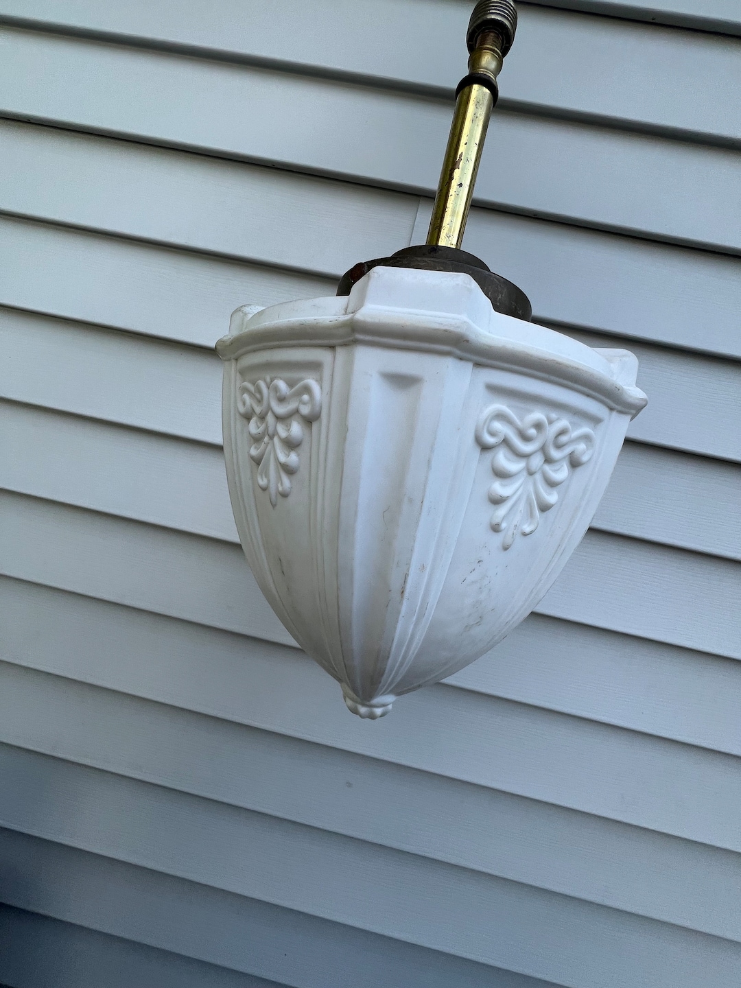 Antique 1920-30’s Hall Ceiling Hanging Light - Etsy