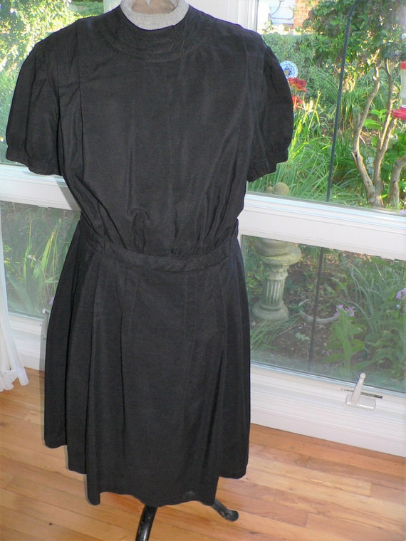 Antique Edwardian Black Bathing Dress 2 PC XL - Etsy