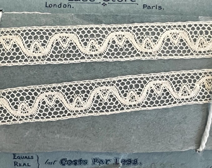 Antique 1/2 Inch Lace Insert Trim, Made in England 6 Yards, ERL Brand ...