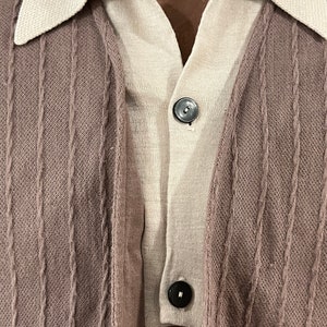 1960's Men's Italian Stlye Knit Shirt by Di Firenze by Campus, Size M ...