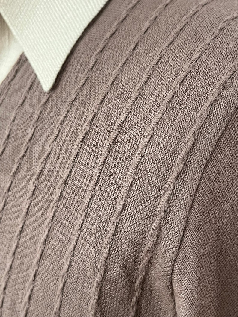 1960's Men's Italian Stlye Knit Shirt by Di Firenze by Campus, Size M ...