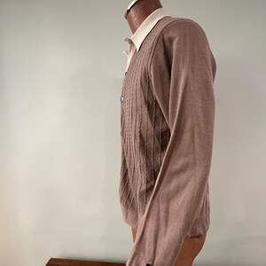 1960's Men's Italian Stlye Knit Shirt by Di Firenze by Campus, Size M ...