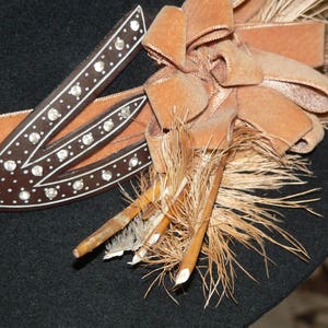 1930s- 40s Slouch Fedora Hat Brown Felt With Tan Velvet and Feathers - Etsy