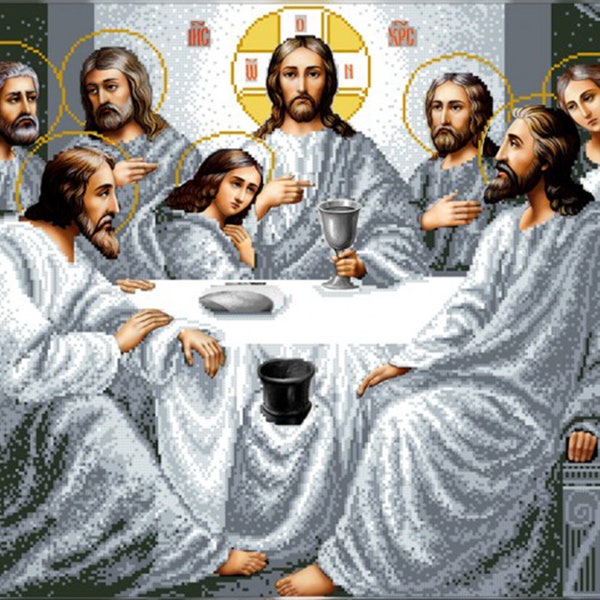 The Last Supper Embroidery - Etsy