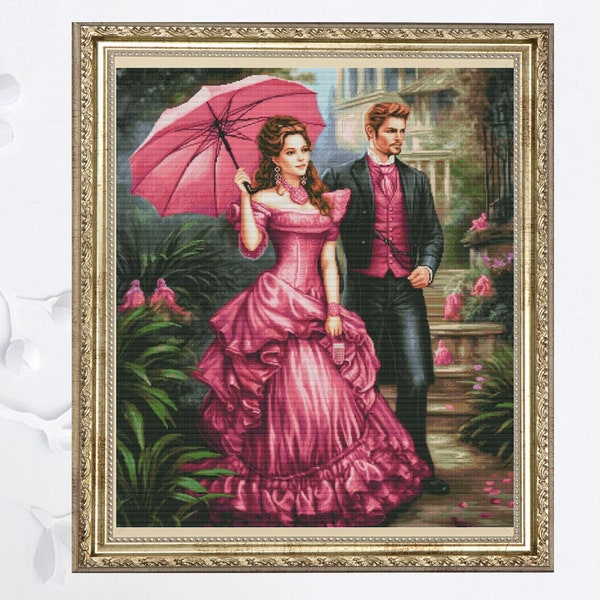 Walk in the Park Cross Stitch - Etsy