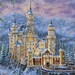 Bead Embroidery Kit Castle DIY Beadwork Kit Beading Kit Hand Embroidery ...