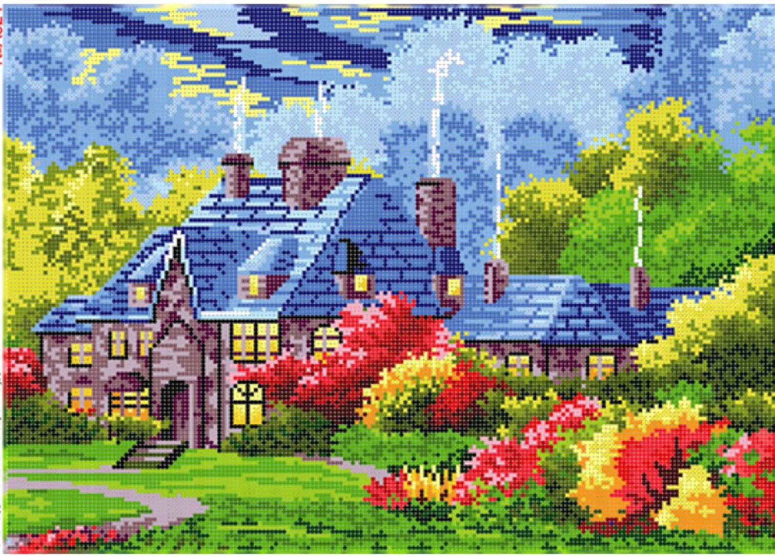 Full Bead Embroidery Kit Summer DIY Beadwork Kit Beading Kit - Etsy