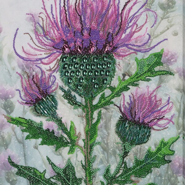 Thistle Embroidery Pattern - Etsy