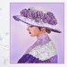 Bead Embroidery Kit Lady in Lace DIY Beadwork Kit Beading Kit Hand ...