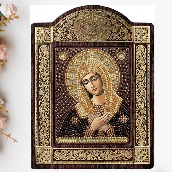 Virgin Mary Icon - Etsy