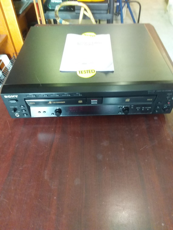 Vintage Sony cd 5 disc player & recorder rcd w500c no remote | Etsy