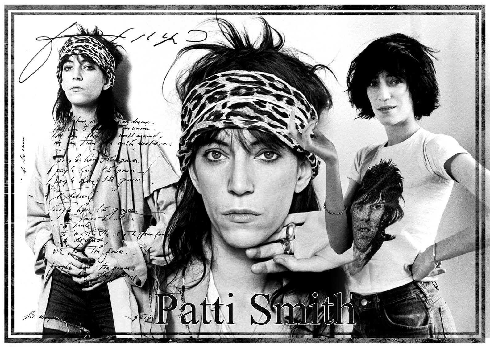 Patti Smith Art Print Poster | Etsy