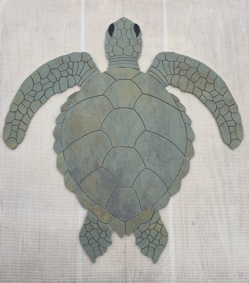Hawaiian Sea Turtle Tile Mosaic - Etsy