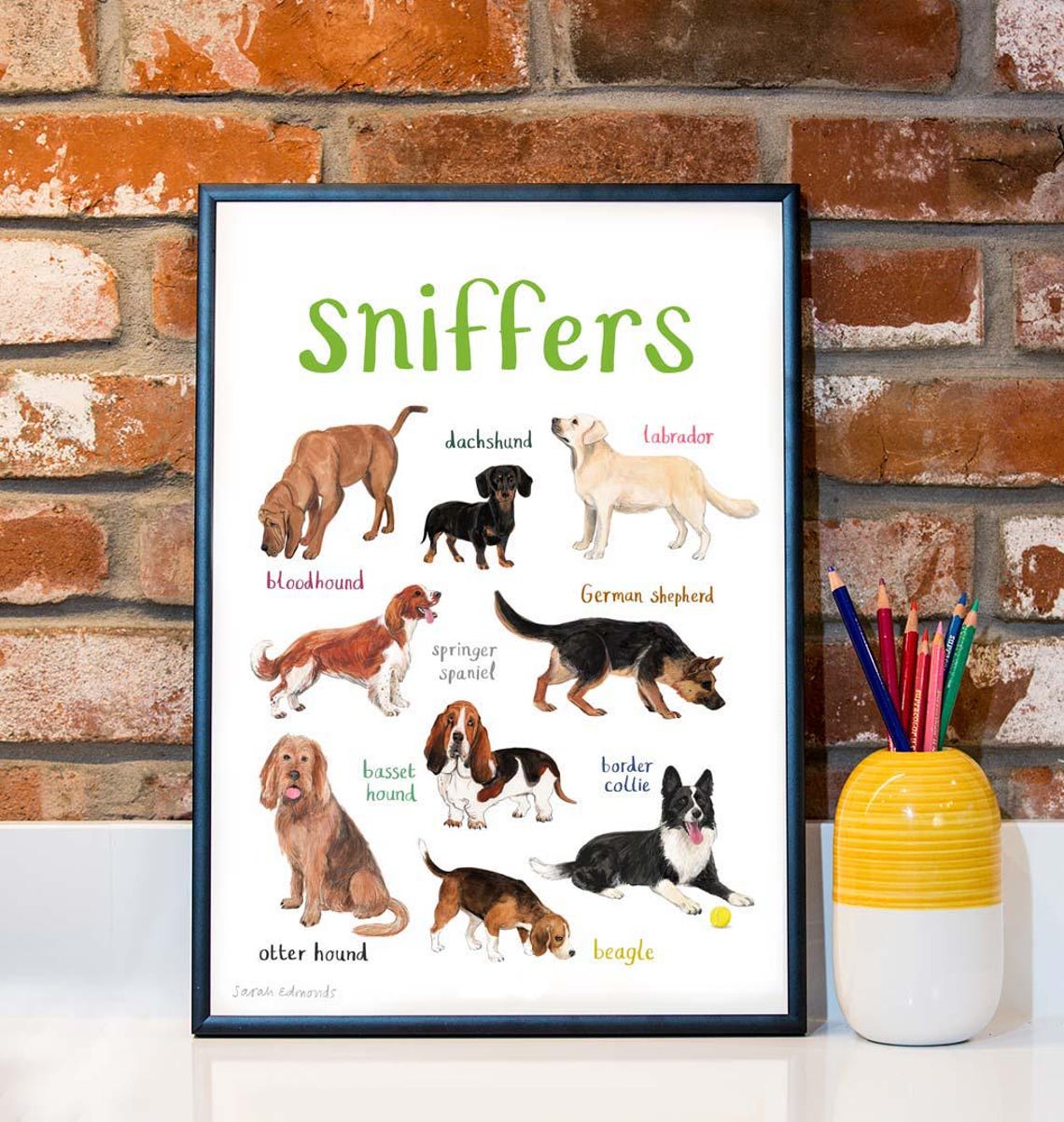 Sniffers Art Print - A4 - Etsy