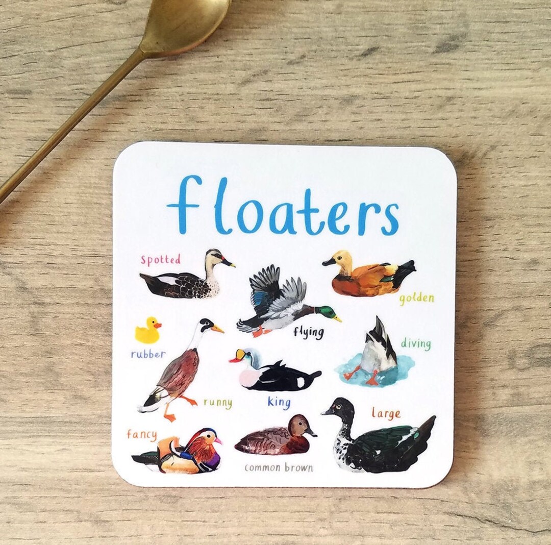 Floaters Bird Coaster CS07 - Etsy UK