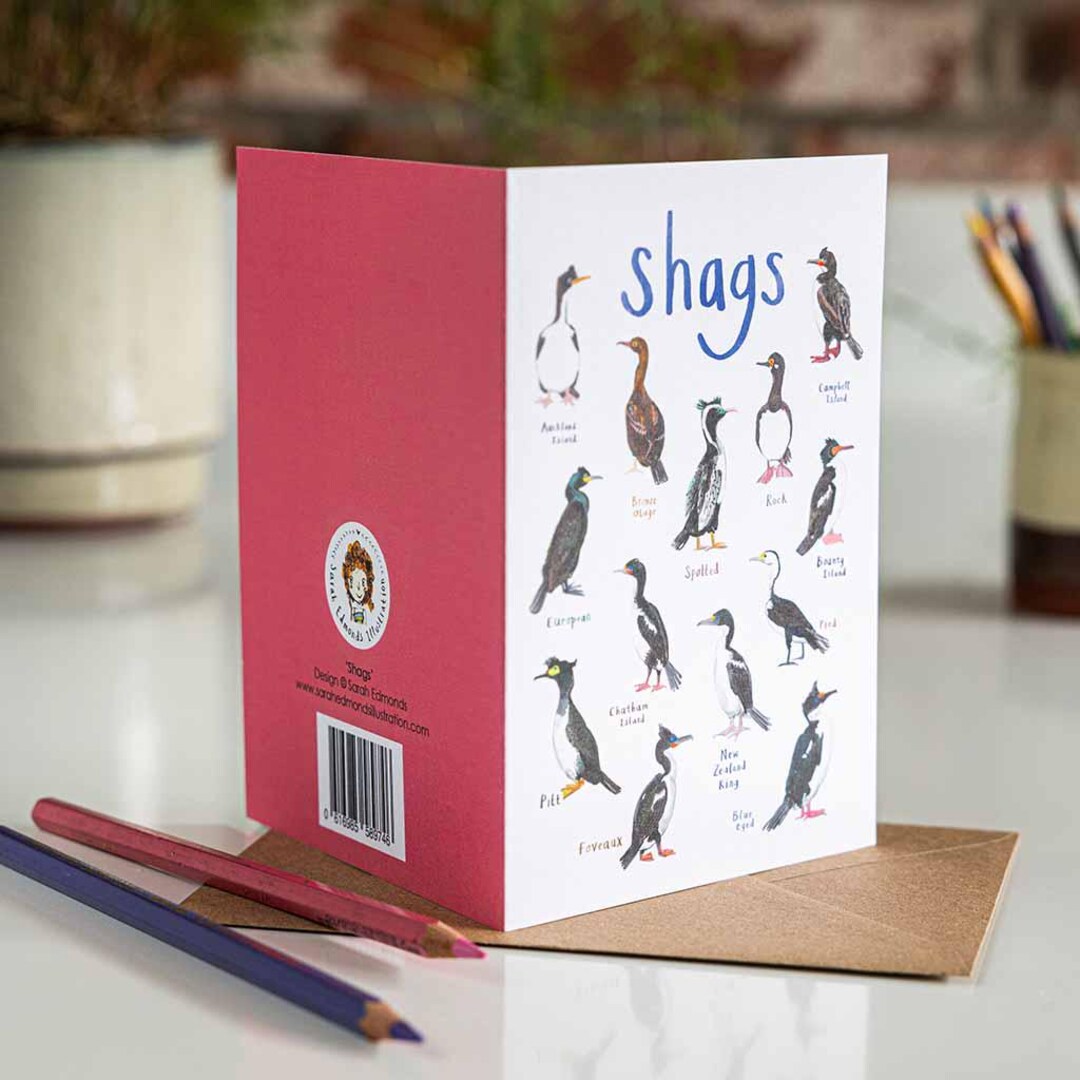 Shags Card - Etsy