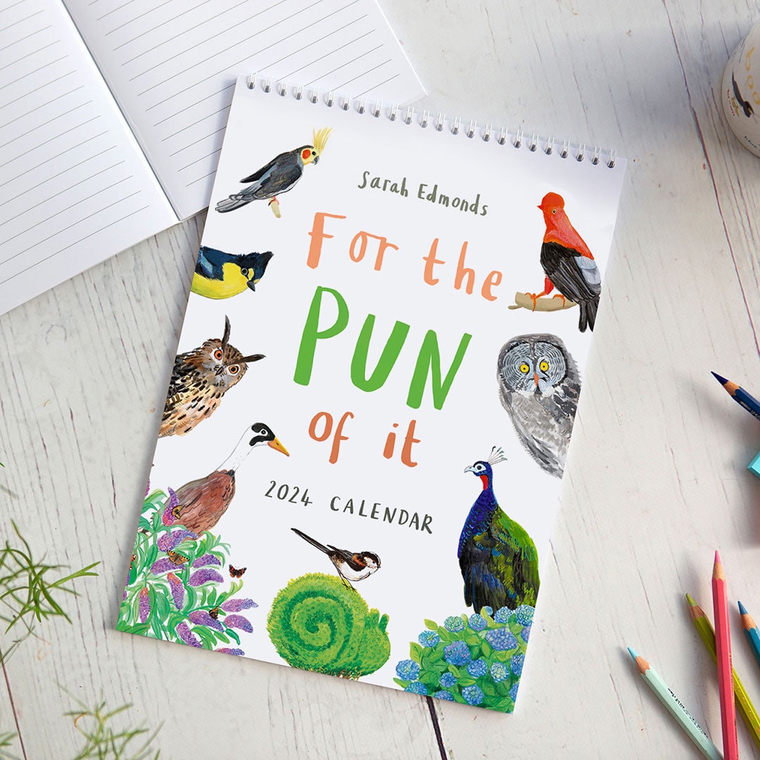 2024 'For The Pun Of It' Cheeky Double Page Wall Calendar sold by ...