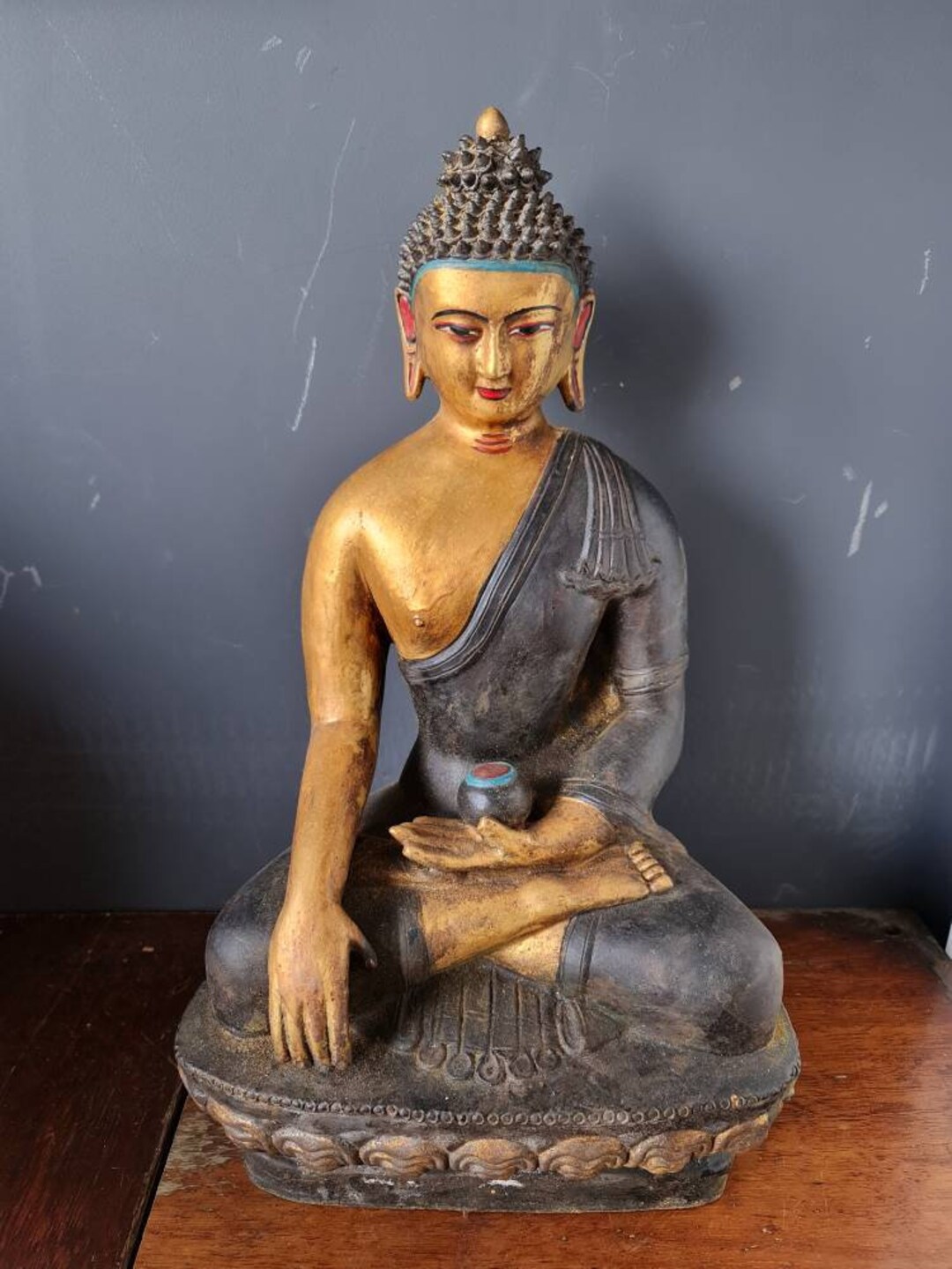 Grande Buddha vintage in terracotta/argilla - Etsy Italia