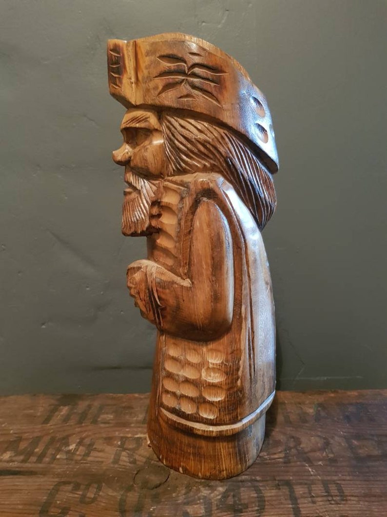 Vintage Japanese Ainu Tribe Wooden Statues of a Couple - Etsy