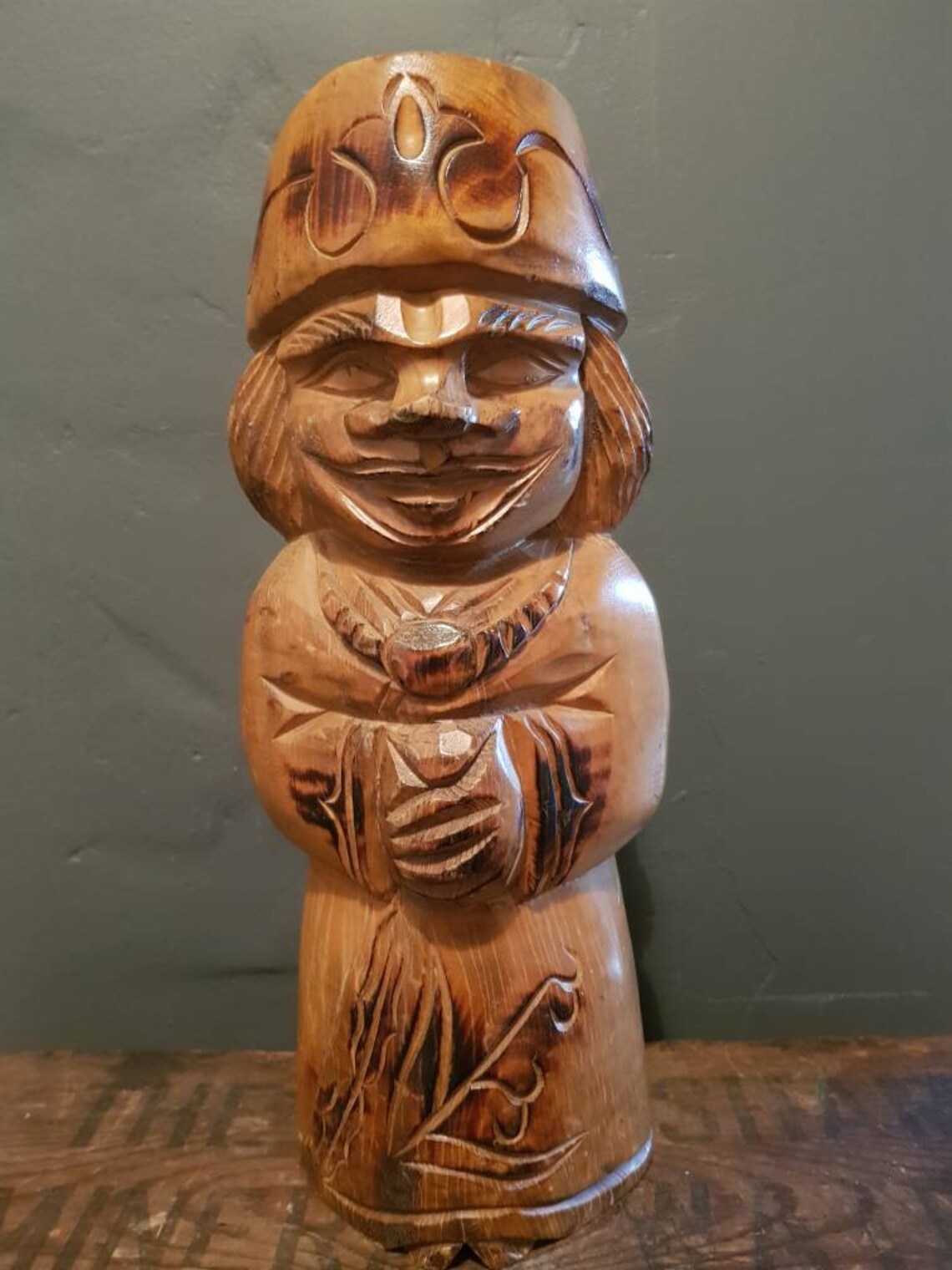 Vintage Japanese Ainu Tribe Wooden Statues of a Couple - Etsy