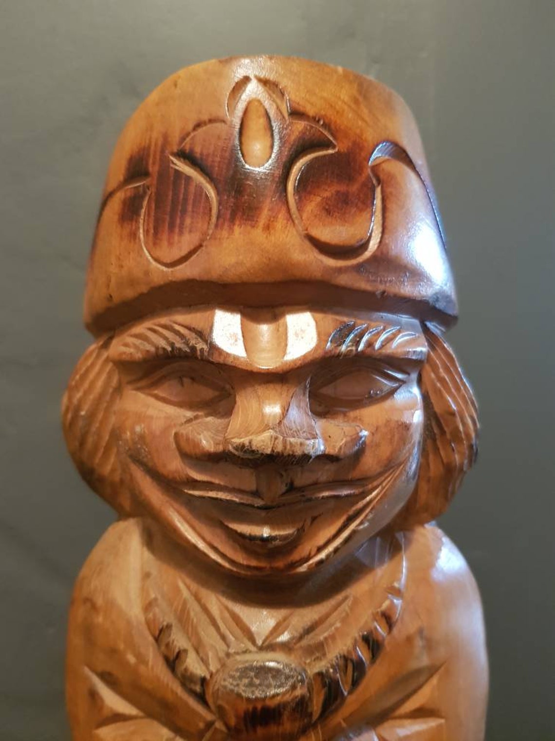 Vintage Japanese Ainu Tribe Wooden Statues of a Couple - Etsy