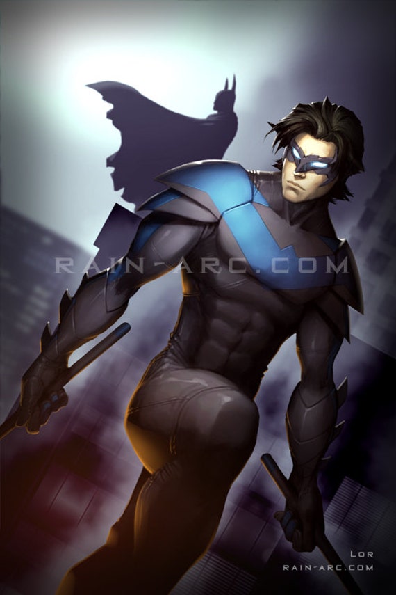 Nightwing Art Print | Etsy