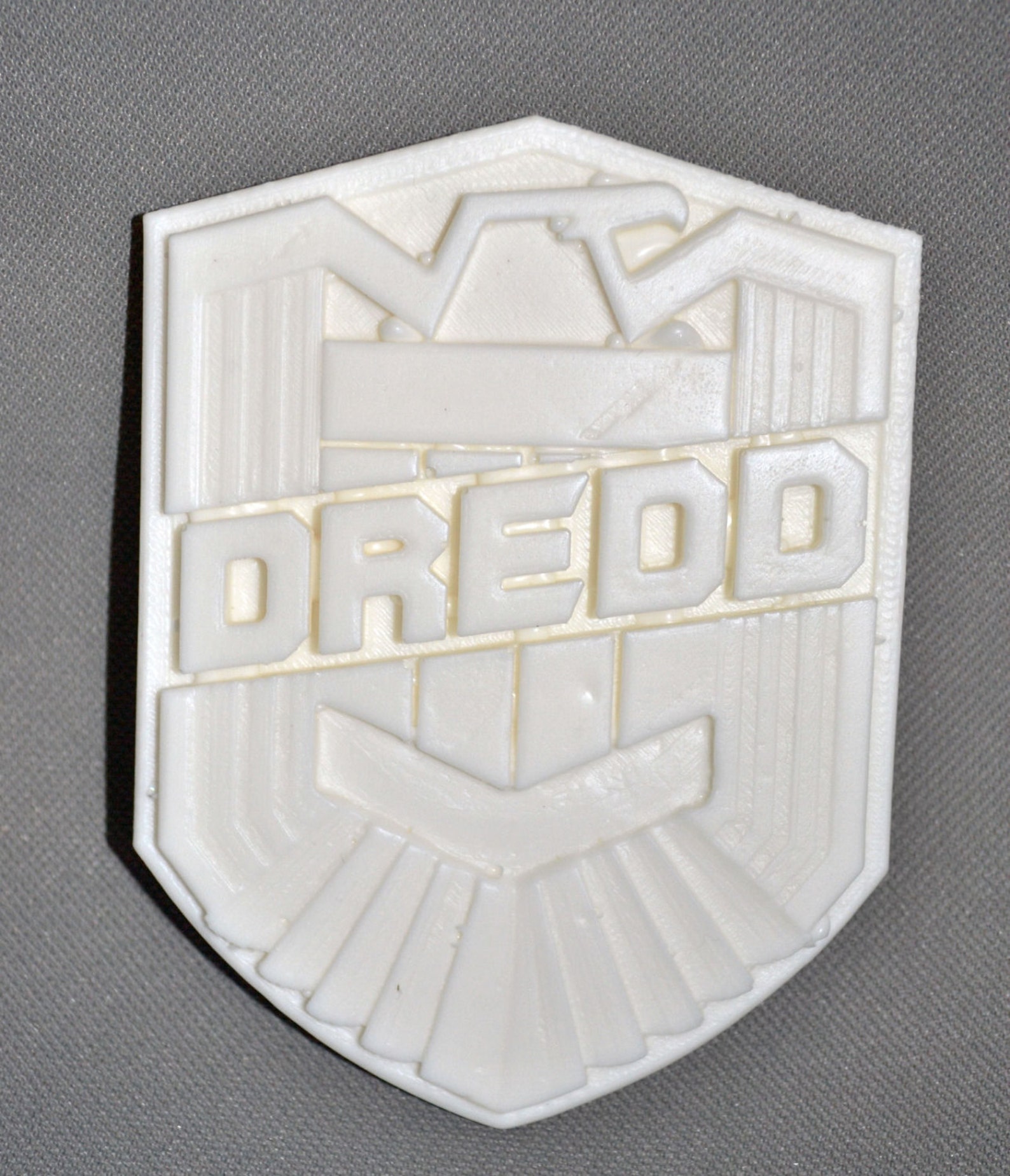 Judge Dredd 3d 1:1scale Movie Replica Badge Resin Raw Cast - Etsy