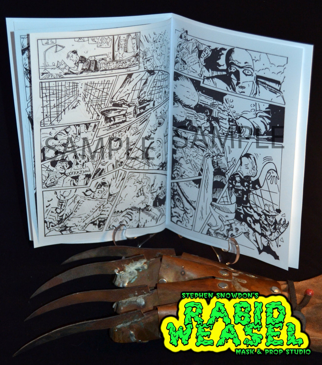 Nightmares From Hell Comic Replica Prop Elm Street 5 Freddy - Etsy