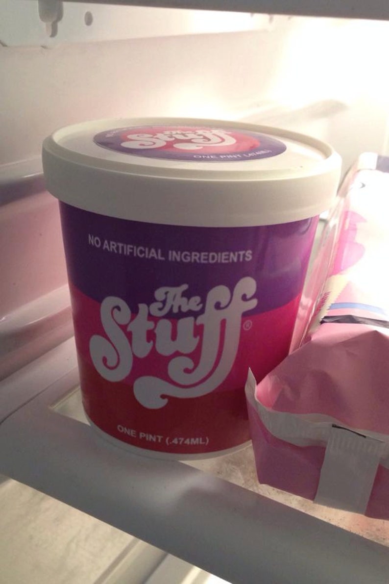 The Stuff Movie Replica Prop Tub RARE - Etsy