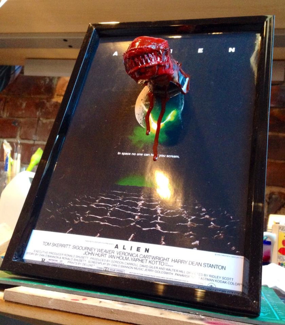 3D Alien Chest Burster Poster - Etsy