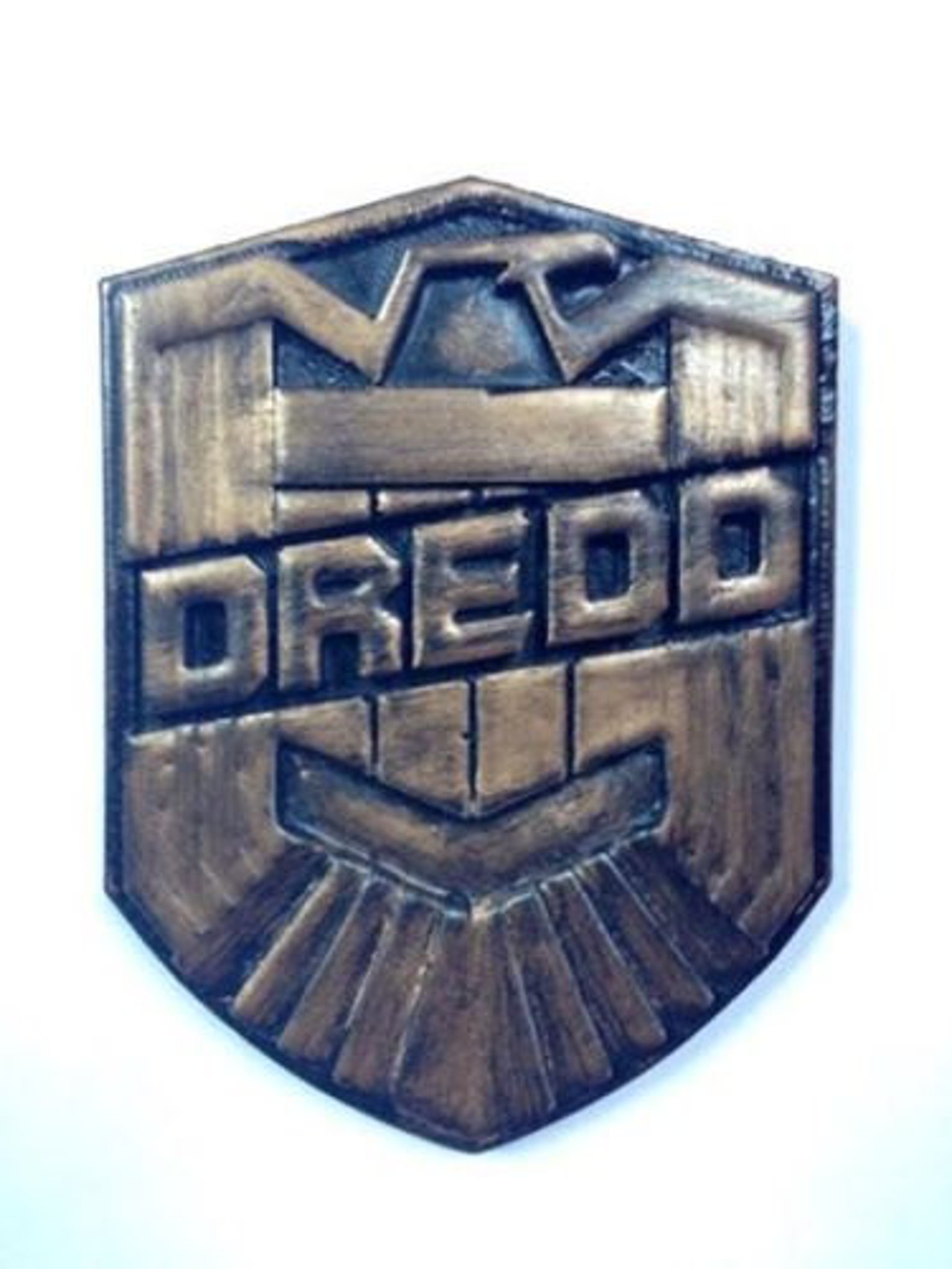 Judge Dredd 3d 1:1scale Movie Replica Badge Resin Raw Cast - Etsy