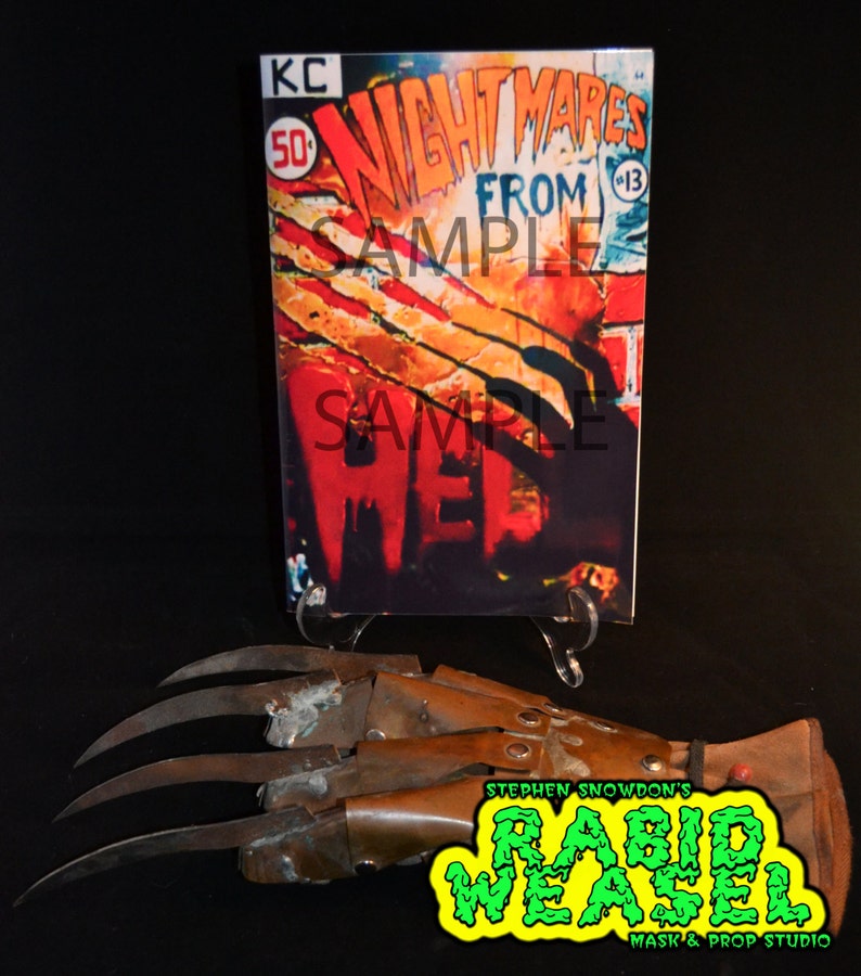 Nightmares From Hell Comic Replica Prop Elm Street 5 Freddy - Etsy