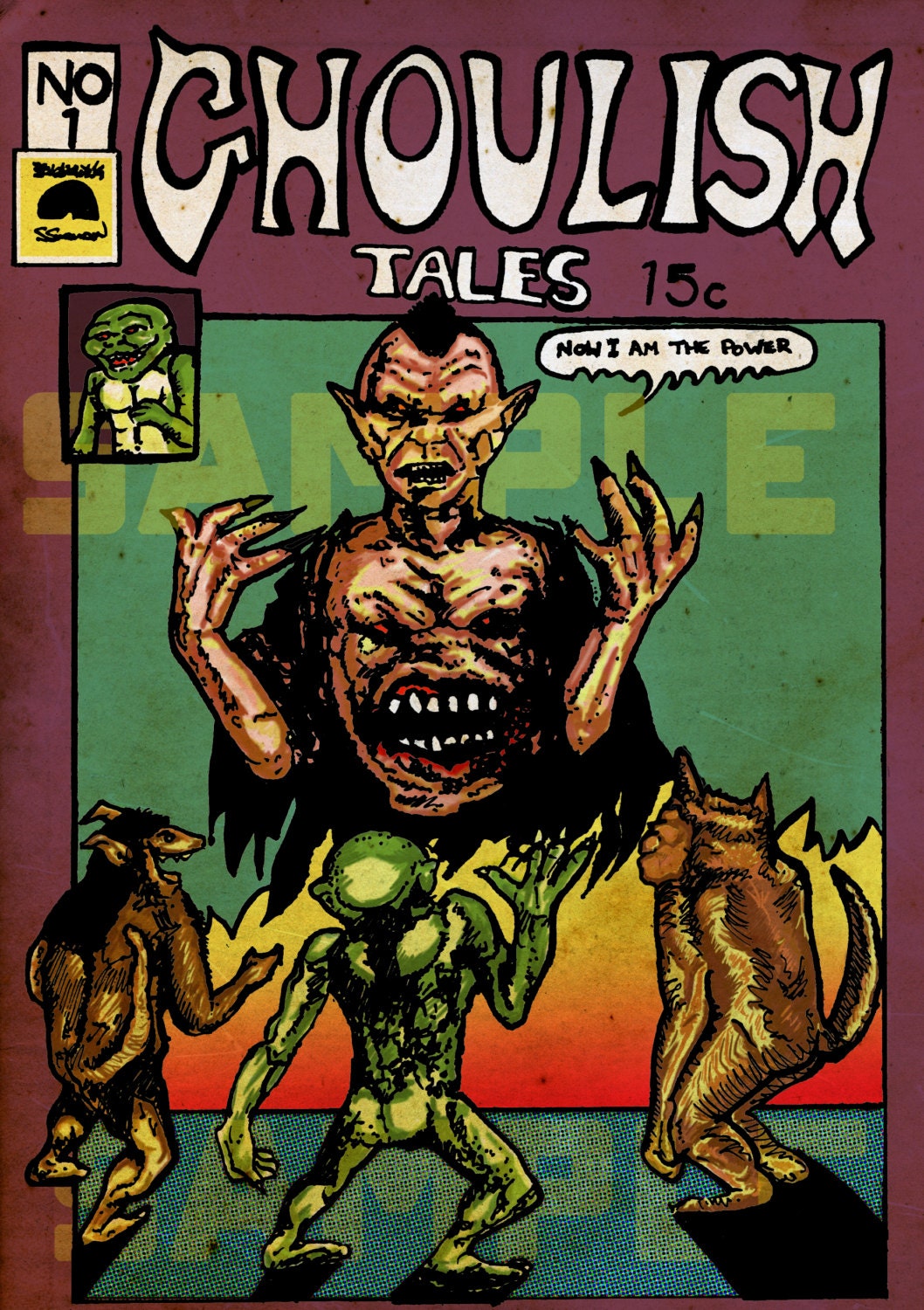 Ghoulies 3 - Ghoulish Tales Rare Replica Comic Book Cover Print ...