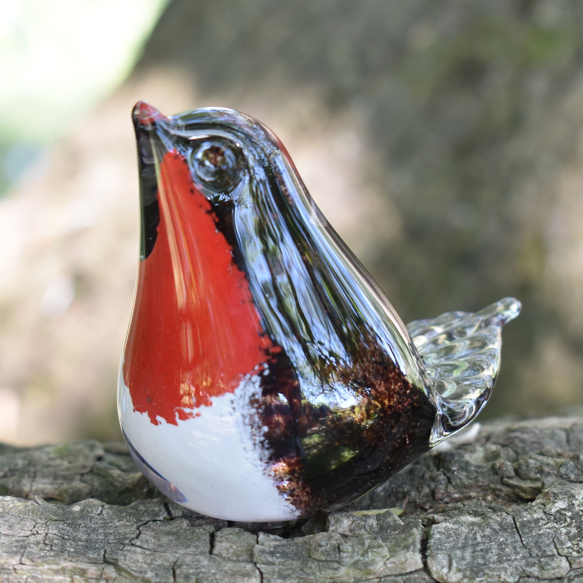 Art Glass Robin - Etsy UK