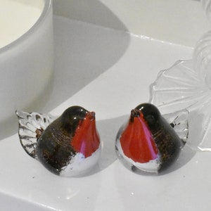 Art Glass Robin - Etsy UK