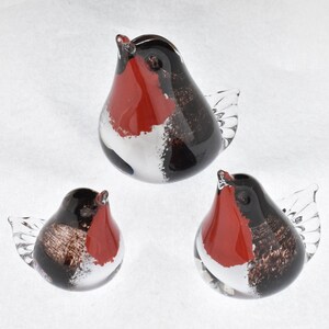 Personalised Art Glass Robin - Etsy UK