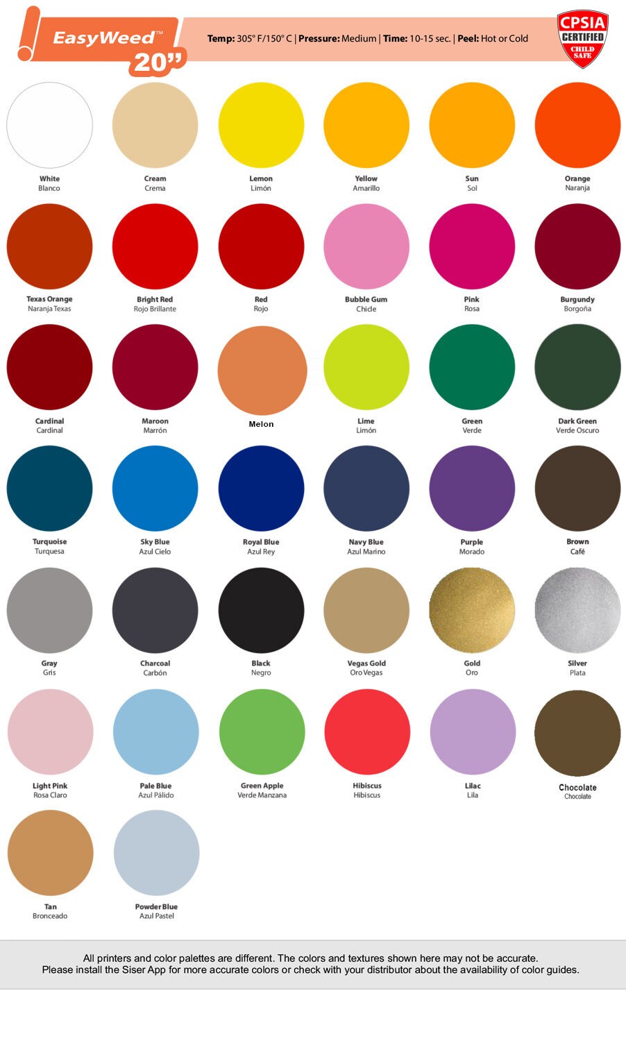 20x 25-yd / SISER Easyweed HTV Heat Transfer Vinyl - Etsy