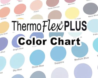 Htv Color Chart - Etsy
