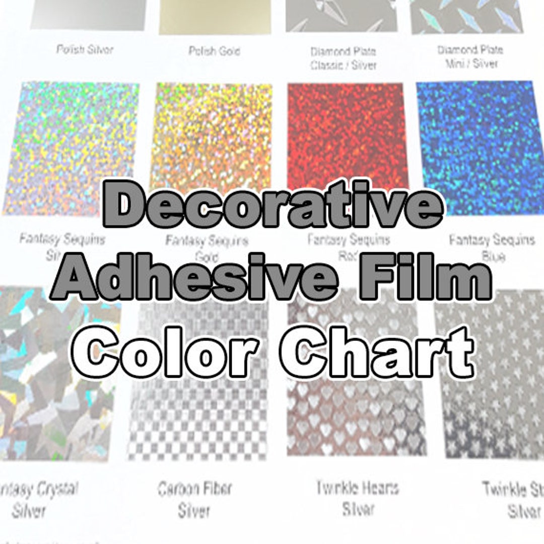Decorative Vinyl / COLOR CHART (only!) - Etsy