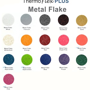 15"x 36" / 1-sheet / Thermoflex Plus Metal Flake - Heat Transfer Vinyl ...