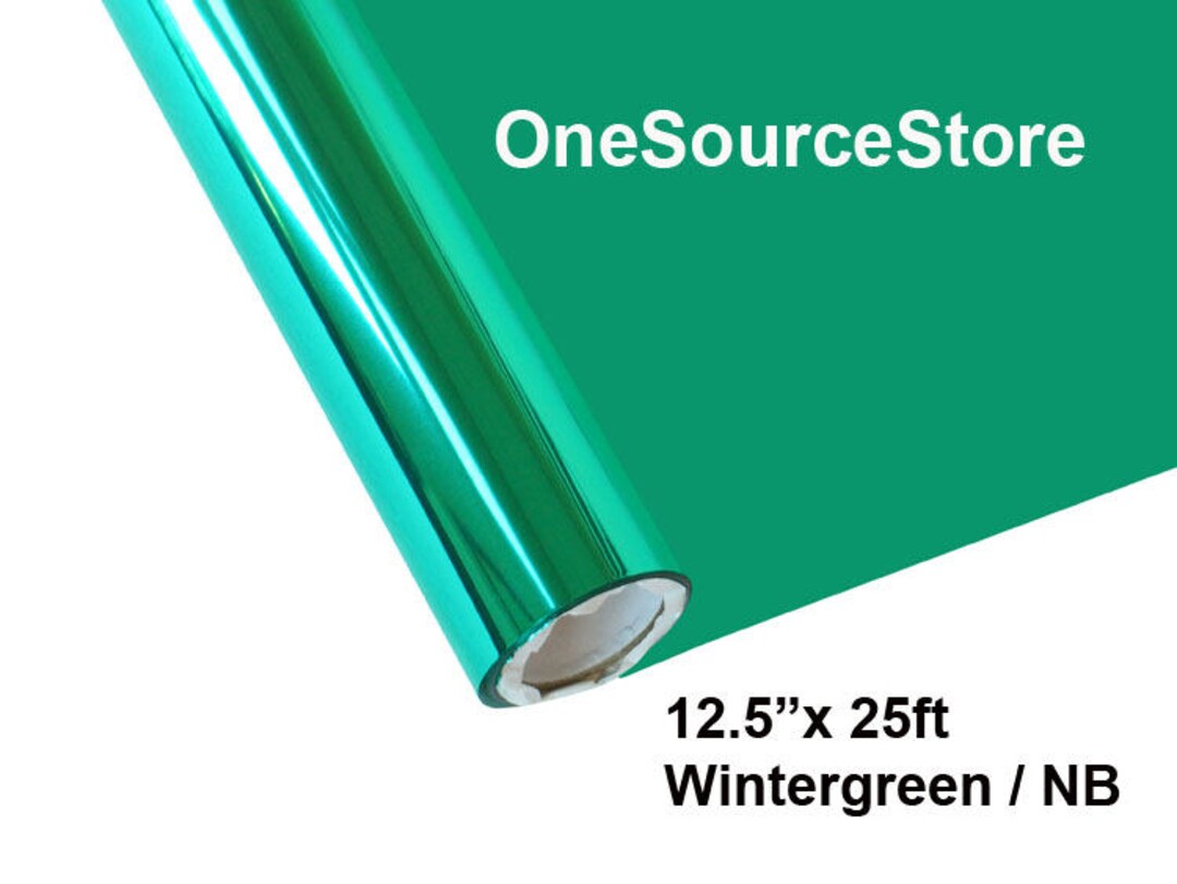 HTV Textile Foil / 12.5 x 25ft / Wintergreen / NB Different Process ...