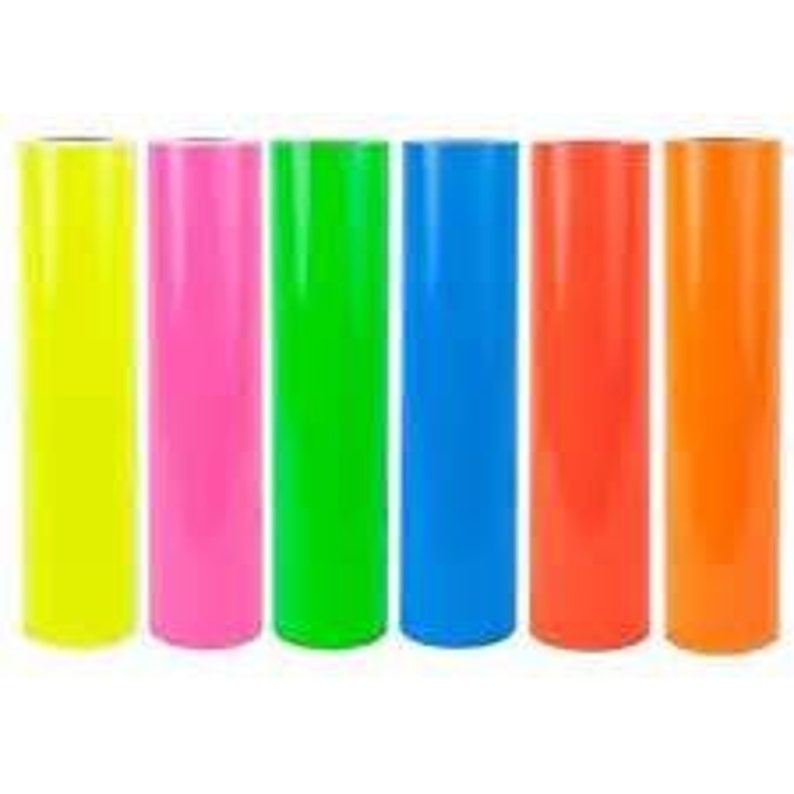 5 Sheets 12 X 24 Oracal 6510 Fluorescent Vinyl - Etsy