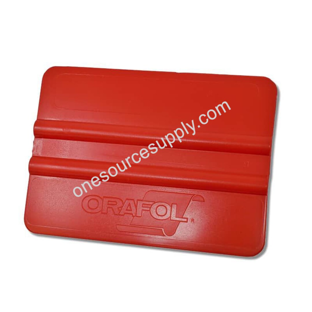 Oracal 4" Red Teflon Squeegee - Vinyl Application Tool - Vinyl Squeegee ...