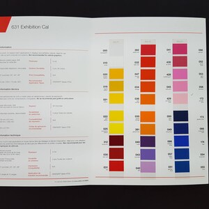 Oracal 631 Matte / COLOR CHART - Etsy