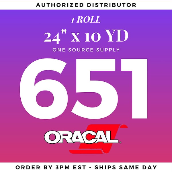 Oracal 651 - Etsy