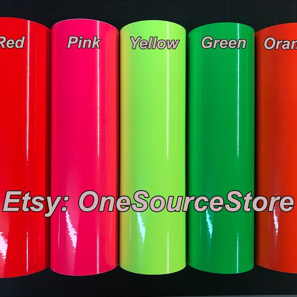 Fluorescent Vinyl - Etsy